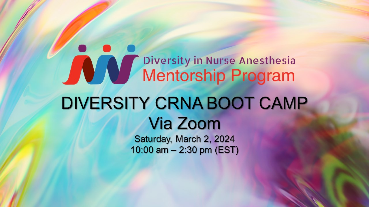 Diversity in Nurse Anesthesia Mentorship Program
